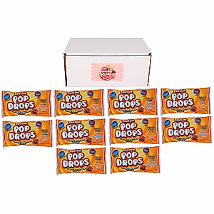 SECRET CANDY SHOP Tootsie Pop Drops Variety of Flavors (Chocolate, Cherry, Blue Raspberry, Orange, Grape) (Pack of 10)