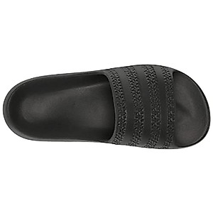 adidas Originals Women's Adilette Slide Sandal, Core Black/Cloud White/Core Black (Ayoon), 6