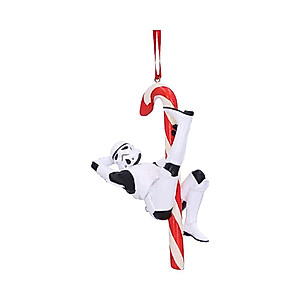 Nemesis Now Stormtrooper Candy Cane Hanging Ornament Decoration 12cm, Christmas