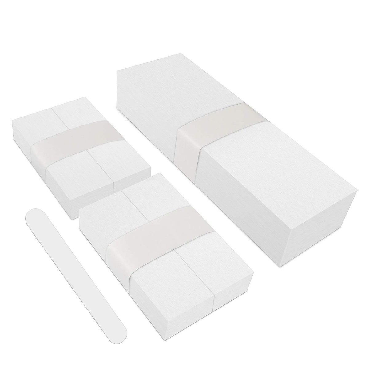 Mirucoo Salon Quality Non-woven Wax Strips for Body and Facial Hair Removal Multi Size Pack (300)