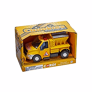 Corgi Chunkies City Service Road Works Contruction Dump Truck, Snow Plow and Tractor with Claw Grapple Triple Pack Toy Vehicles CHP13