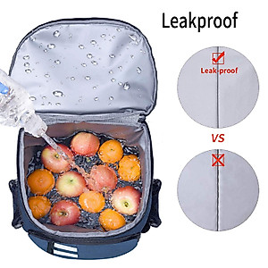 FORICH Backpack Cooler Leakproof Insulated Waterproof Backpack Cooler Bag, Lightweight Soft Beach Cooler Backpack for Men Women to Work Lunch Picnics Camping Hiking, 30 Cans