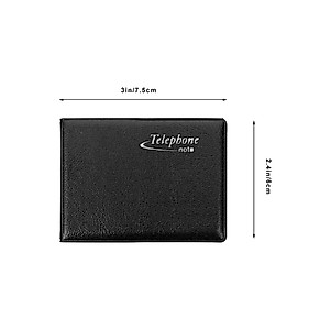 Address Books 12Pcs Mini Address Book Portable Pocket Small Notebook Outdoor Address Book Phone Book