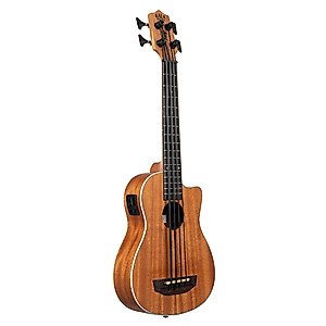 Kala Brand Music Co., 4-String Ukulele, Right, Natural, Ubass Scout-FS