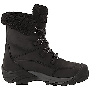 KEEN Women's Betty Boot Short Waterproof Insulated Ankle, Black/Black, 9