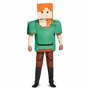 Alex Deluxe Minecraft Costume, Multicolor, Small (4-6)