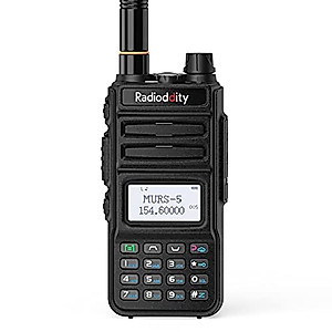 Radioddity MU-5 MURS Radio, License Free Two-Way Radio Rechargeable, Display Sync for Industrial Business Retail