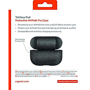 Apple Airpods 2nd Generation Tekview PRO Case and Wireless Charging Compatible by Cygnett - Navy/Blue