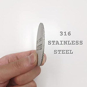 GEMINI Espresso Puck Screen - 53.3mm,1.7mm Thickness 150μm Espresso Filter Screen - Mesh Coffee Reusable Filter For Espresso Portafilter Filter Basket 54mm - Made With 316 Stainless Steel