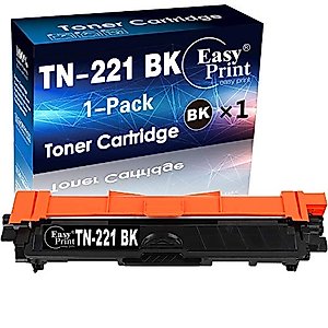 (1-Pack) Compatible Black TN-221 TN221 Toner Cartridge Used for Brother HL-3140CW 3150CDW 3170CDW MFC-9130CW 9140CDN 9332CDW DCP-9020CDW Printer, by EasyPrint