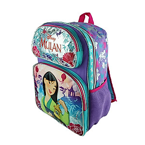 Disney Princess - Mulan Deluxe 16" Full Size Backpack - Pretty and Brave - A19393