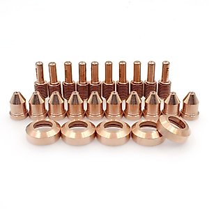 Plasma Cutting Electrode 212724 Nozzle 219682 Tip 60A Extended Deflector 212736 for Miller ICE-60T ICE-80T ICE-100T Torch