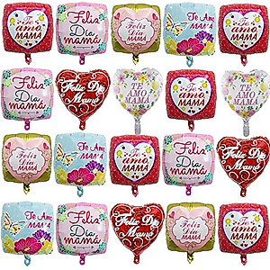 Happy Mother’s Day Balloons Party Decorations Supplies - 18PCS Mother's day Best Mom Ever Mom Day Foil Balloons for Happy Mothers Day Birthday Party Decorations Supplies