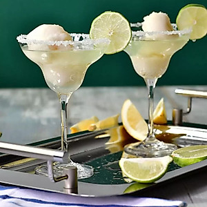 Krosno Margarita Cocktail Glasses | Set of 6 | 9.1 oz | Mixology Collection | Perfect for Home Restaurants and Parties | Dishwasher Safe | Gift Idea | Made in Europe