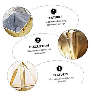 Didiseaon 2pcs Baking Tote Backpack Coolers Ice Pack for Cooler Bag Zippered Tote Take Food Bag Meal Delivery Bag Heated Delivery Cake Pizza Packaging Bag Take-out Food Bag Thermal Bag