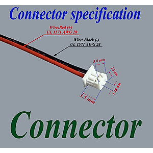 BrightTea 3.7V 800mAh Lithium Ion Polymer Battery Rechargeable Battery Li-ion Li-Po