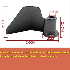 Breadmaker Paddle, Carbon Steel Bread Maker Blade Non-Stick Kneading Blade Replacement for Breadmaker Machine