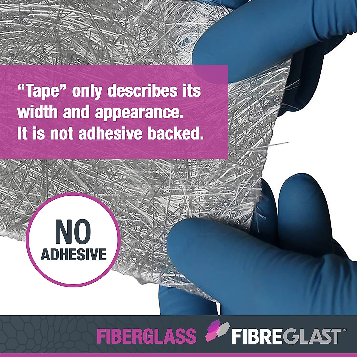 Fibre Glast Fiberglass Chopped Strand Mat – Strong, Easy to Use & Lightweight Glass Fiber for Structural Reinforcement & Repair Kits — 1.5 Ounces, 4 Inches Wide, 10 Yard Long Roll, Made in USA