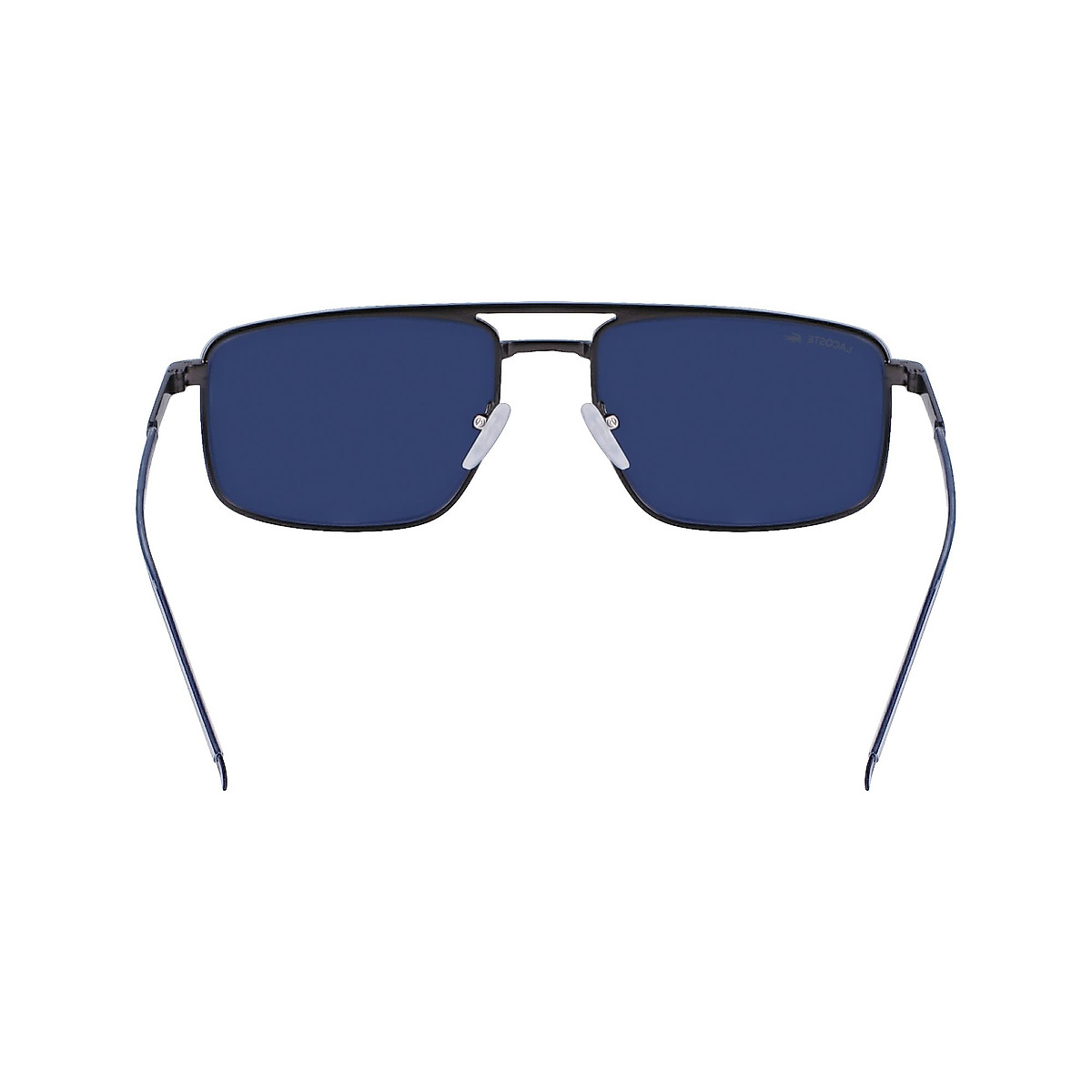 Lacoste Men's Sunglasses L255S - Matte Dark Grey with Solid Blue Lens