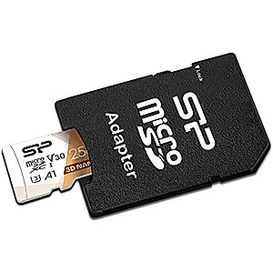 Silicon Power 2-Pack 256GB Micro SD Card U3 Nintendo-Switch Compatible, SDXC microsdxc High Speed MicroSD Memory Card with Adapter