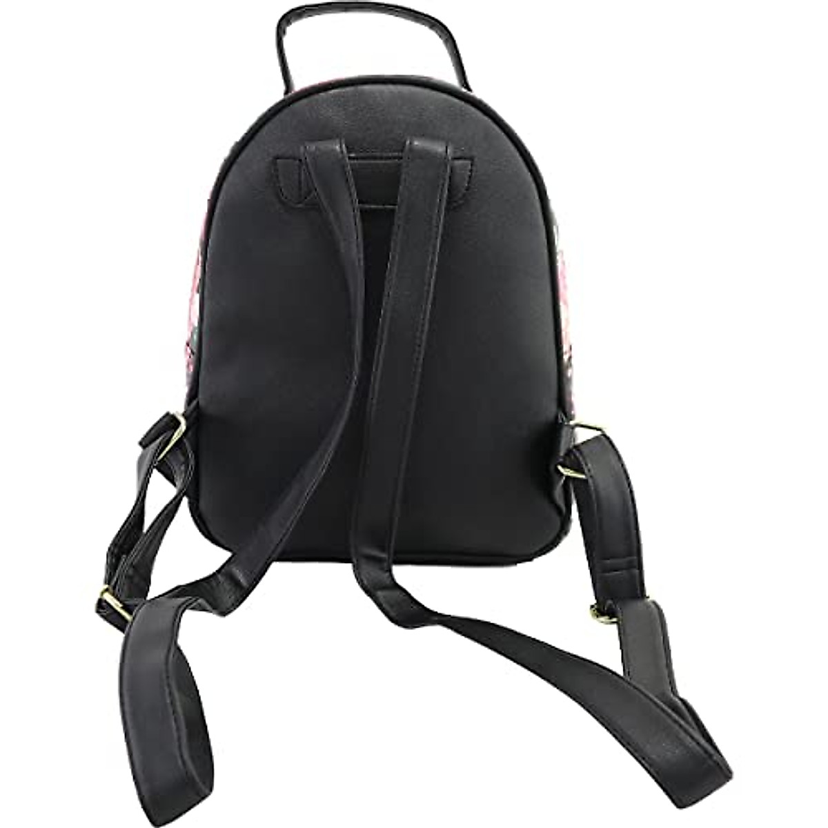 Juicy Couture Womens Peek A Bow Floral Travel Backpack Black O/S