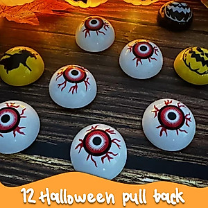 SQZUWIT 280Pcs Halloween Party Favors, 12 Pack Gloves Stuffed Toys Bulk Assortment for Kids, Teens Halloween Goodie Treat Bags Fillers, Pinatas Stuffers, Classroom Prizes, Treasure Box Toys