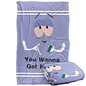South Park Towelie Wanna Get High Silky Touch Super Soft Throw Blanket 36" x 58"