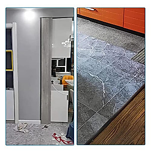 7Ft Floor Transition Strip Self Adhesive Edging Trim Strip Carpet to Tile Transition Strip for Doorways Suitable for Threshold Transitions with A Height Less Than 5mm (Light Brown)