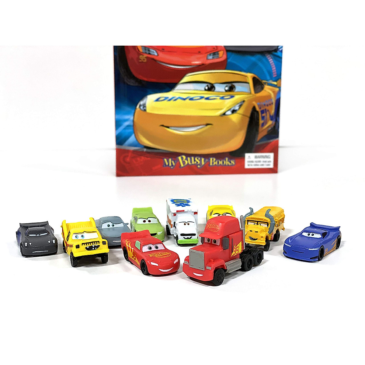 Disney / Pixar Cars 3 My Busy Books - Storybook, 10 figurines, playmat