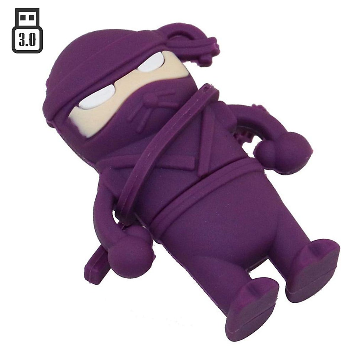 8GB Ninja Model USB 3.0 Flash Drive Memory Stick PenDrive Thumb Drive Jump Drive USB Flash Memory USB 3.0 Drive Ｕ Disk USB Stick Flash Disk Pen Drive - Purple