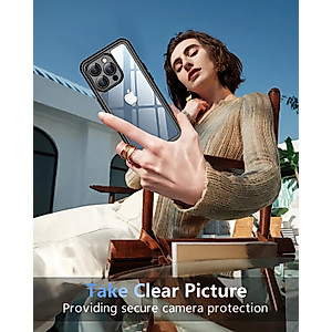 Oneagle for iPhone 15 Pro Case Waterproof,[IP68 Waterproof][Built-in Screen & Lens Protector][Dustproof][Real 360°] Full Body Heavy Duty Rugged Shockproof Protective iPhone 15 Pro Phone Case 6.1"