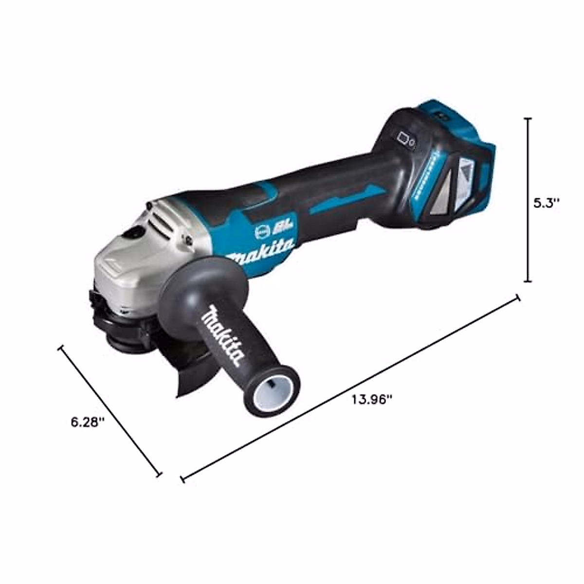 Makita DGA517Z 18V Li-Ion LXT Brushless 125mm Angle Grinder - Batteries and Charger Not Included