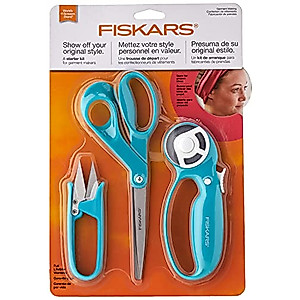 Fiskars Garment Making Starter Kit (3pc), Turquoise 3 Count