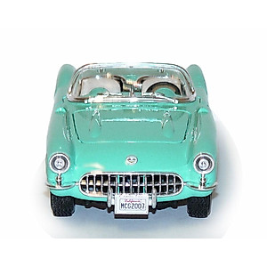 Maisto 1957 Chevy Corvette Convertible, Turquoise Special Edition 31275 - 1/24 Scale Diecast Model Toy Car