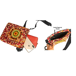 Women Purse Small Messenger Bag Travel Satchel Coin Wallet Everyday Crossbody Hobo Shoulder Casual Floral Quilted (Blue Green Floral)