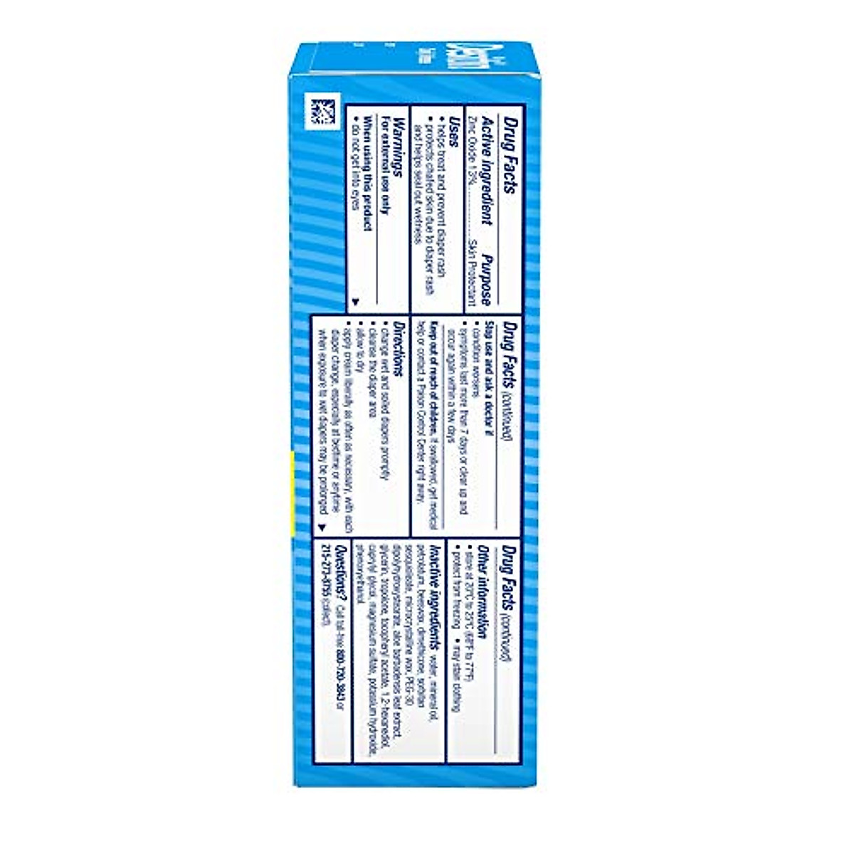 Desitin Daily Defense Baby Diaper Rash Cream with 13% Zinc Oxide Barrier Cream to Treat, Relieve & Prevent Diaper Rash, Hypoallergenic, Dye-, Phthalate- & Paraben-Free, Travel Size, 2 oz