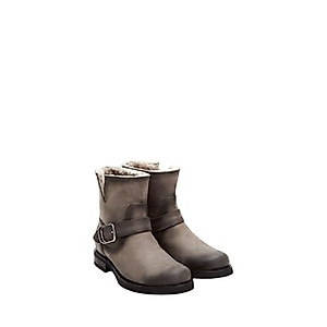 Frye Women's Veronica Shearling Bootie, Grey - 10 M