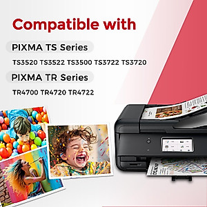 Ubinki 275XL 276XL PG-275 CL-276 XL Ink for Canon PIXMA TS3500 TR4720 TS3522 TR4700 Series Printer Ink Cartridge Replacment for Canon PG275xl CL276xl PG275 CL276 XL Ink (1 Black, 1 Tri-Color, 2 Pack)