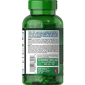 Puritans Pride Psyllium Husks 500 Mg, Supports Digestive and Colon Health, 400 ct