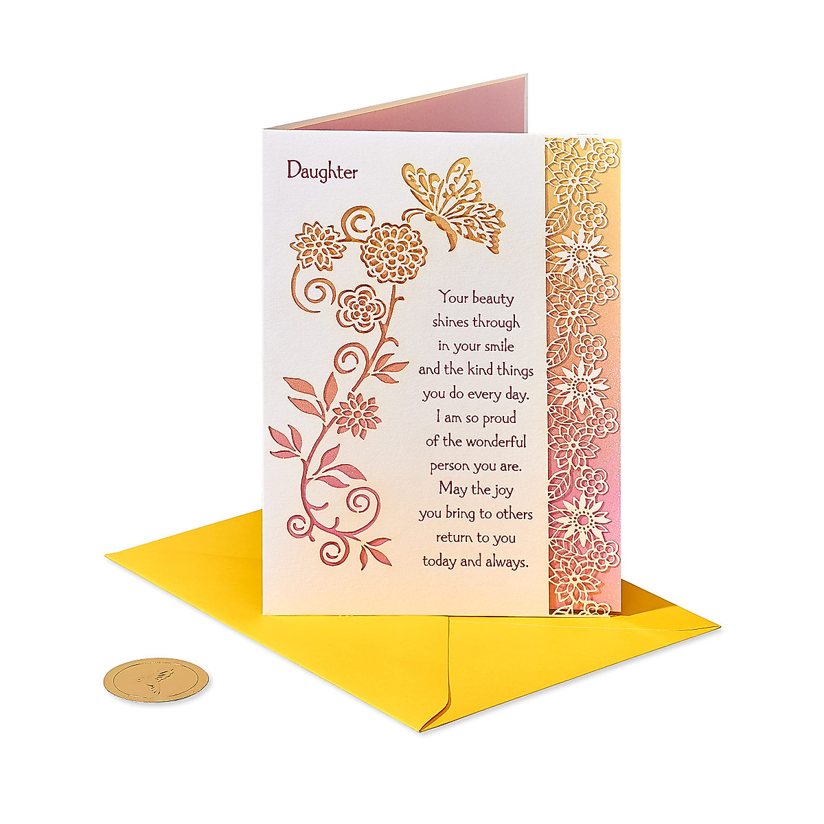 Papyrus Birthday Card for Daughter (Truly Wonderful Daughter)