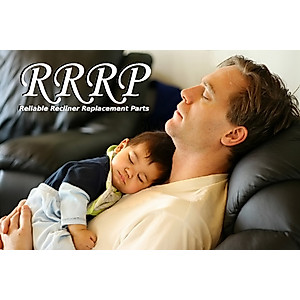 Reliable Recliner Replacement Parts Handle Small Oval Black Plastic Pull Recliner Handle 3" by 3.5" Handle Only Fits 3mm & 6mm Cables (Car Door Flapper Style) Chair Release for Sofa, Couch or Recliner