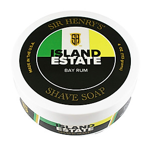 Sir Henry's Island Estate Bay Rum Shave Soap and Aftershave Combo. Smooth & Soothe