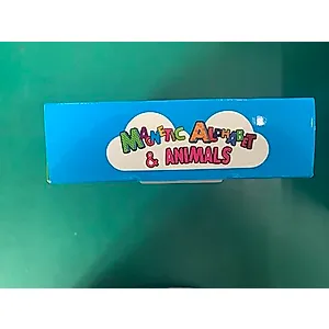 78 Magnetic Alphabet, 26 Uppercase, 26 Lowercase Letters & 26 Object Patterns, Adorable Animal Alphabet ABC Fridge Magnets Educational Letter Spelling Learning Toys Set for Toddlers 3 4 5 Years Old