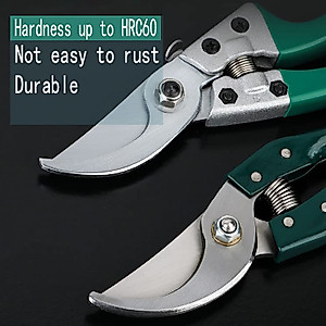 Tree Trimmers, Garden Scissors, Manual Trimmers, Branch, Hedge, Shrub and Bush Trimmers, Razor Sharp Bypass Cutters, Flowers, Household Plants, Bonsai or Garden Repair Gardening Tools