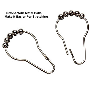 ALYER 6 Storage Pockets Hanging Mesh Shower Caddy,Space Saving Bathroom Accessories and Quick Dry Bath Organizer,White