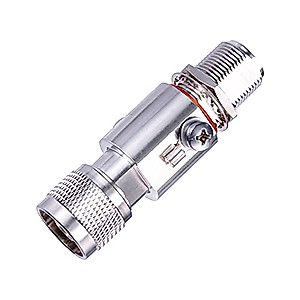 Bingfu N Type Lightning Arrestor 0-6GHz N Male to N Female Low Loss Coaxial Surge Protector