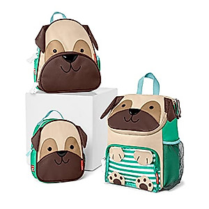 Skip Hop Toddler Backpack Leash, Zoo, Pug