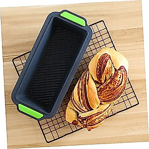DOITOOL Box Mini Loaf Pans Non Stick Baking Sheet Silicone Bakeware Cake Molds for Baking DIY Baking Molds Bread Baking Loaf Pan Silicone Cake Mold Toast Box Bread Box Bread Pan Utensils