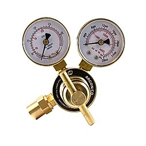 Industrial Argon Regulator/Flowmeter Gauges for MIG and TIG Welders - SÜA