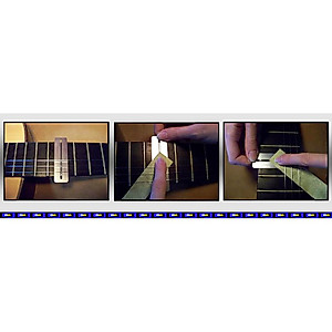 Rosette Guitar Fret Polishing Kit- The Utimate Fret Cleaning System with 4 Grades of Quality Polishing Cloths